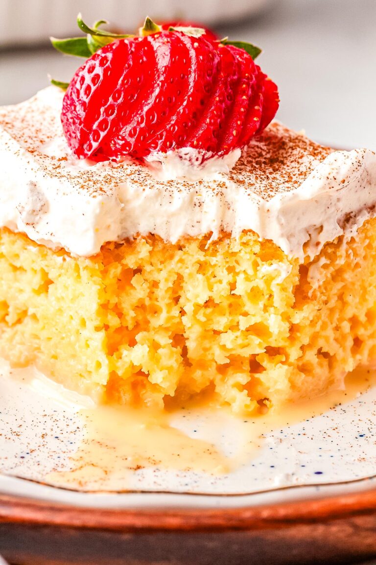 Easy Tres Leches Cake With Cake Mix - The Cozy Fork