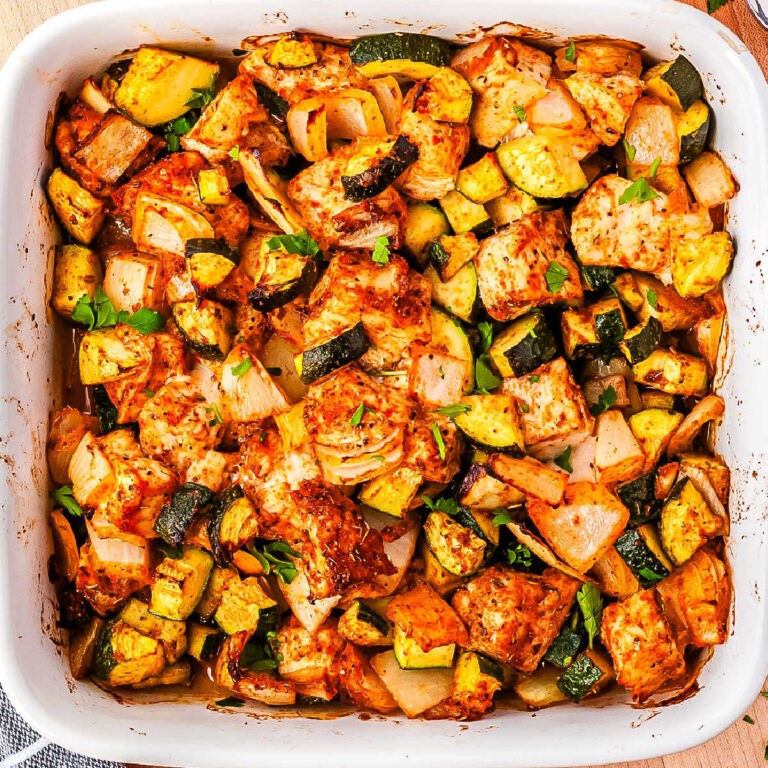 Chicken Zucchini Bake - The Cozy Fork