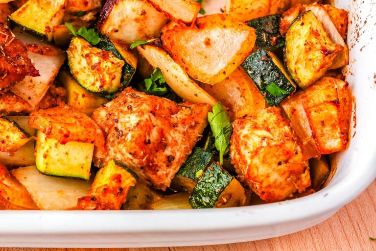 Chicken Zucchini Bake - The Cozy Fork