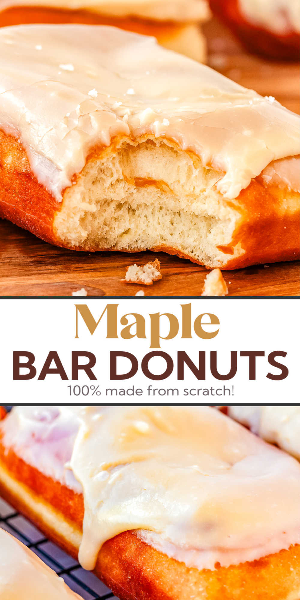 Maple Bar Donut - The Cozy Fork