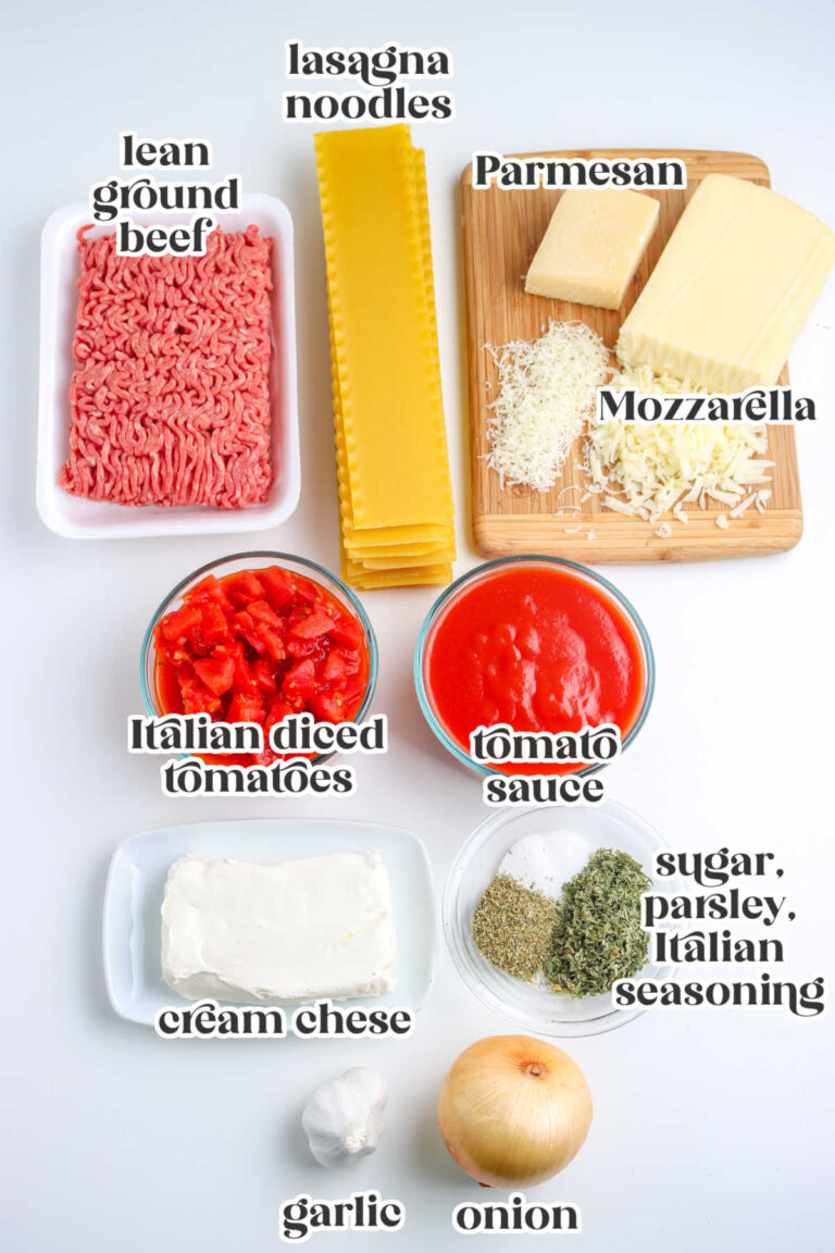 Cream Cheese Lasagna - The Cozy Fork