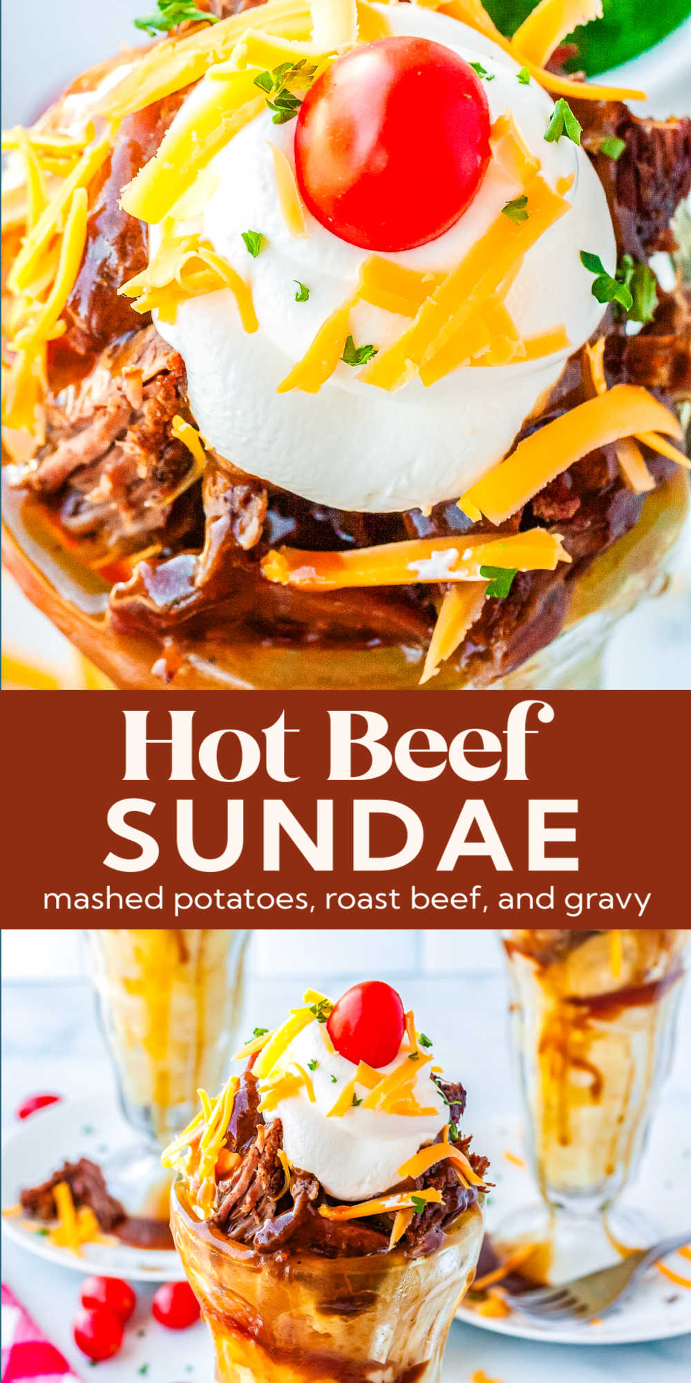 Hot Beef Sundae - The Cozy Fork