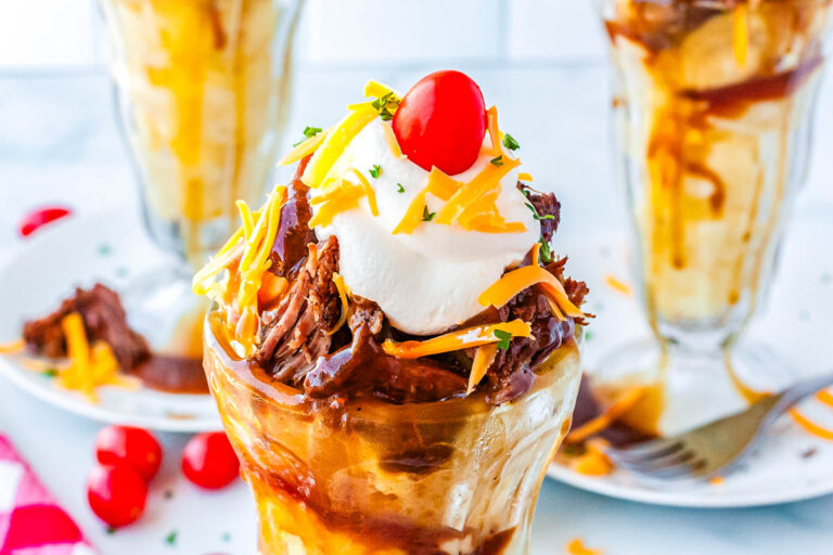 Hot Beef Sundae - The Cozy Fork