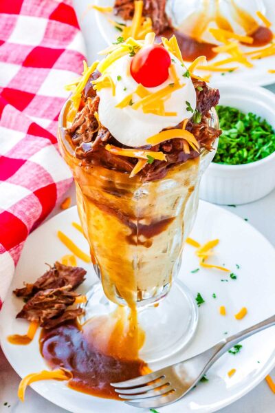 Hot Beef Sundae - The Cozy Fork