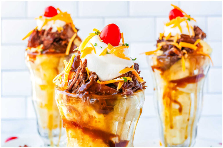 Hot Beef Sundae - The Cozy Fork