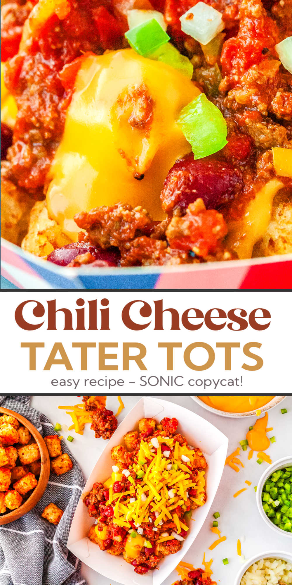Chili Cheese Tots (Sonic Copycat) - The Cozy Fork